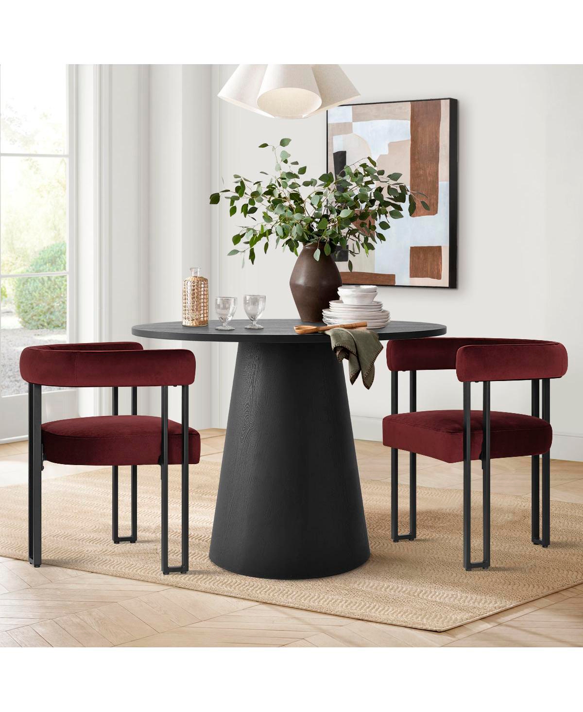 Click here for Maison Boucle3-Piece 35 Inch Round Dining Table Se... prices