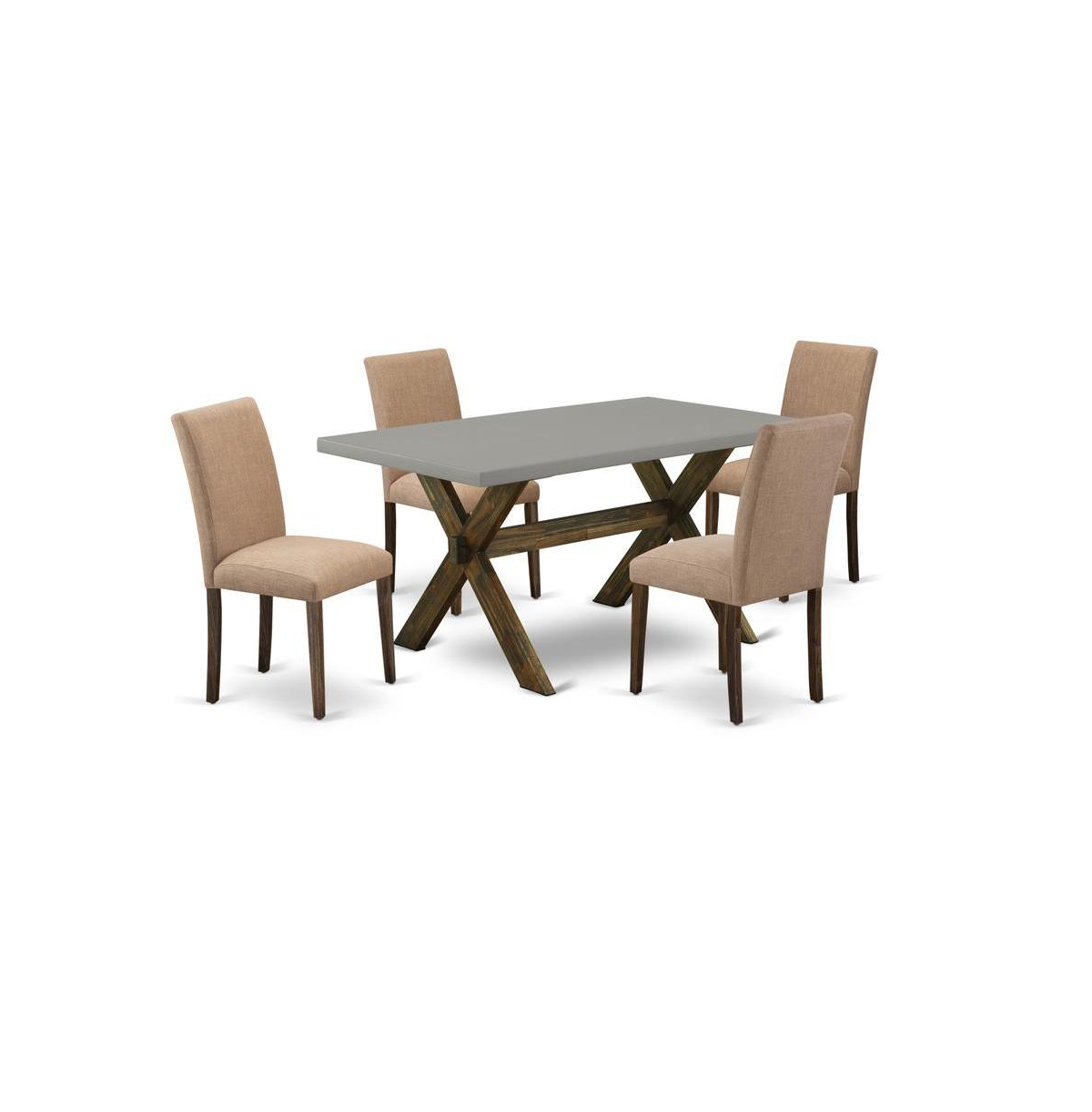 Click here for East West Furniture 5-Piece Dining Table Set Inclu... prices
