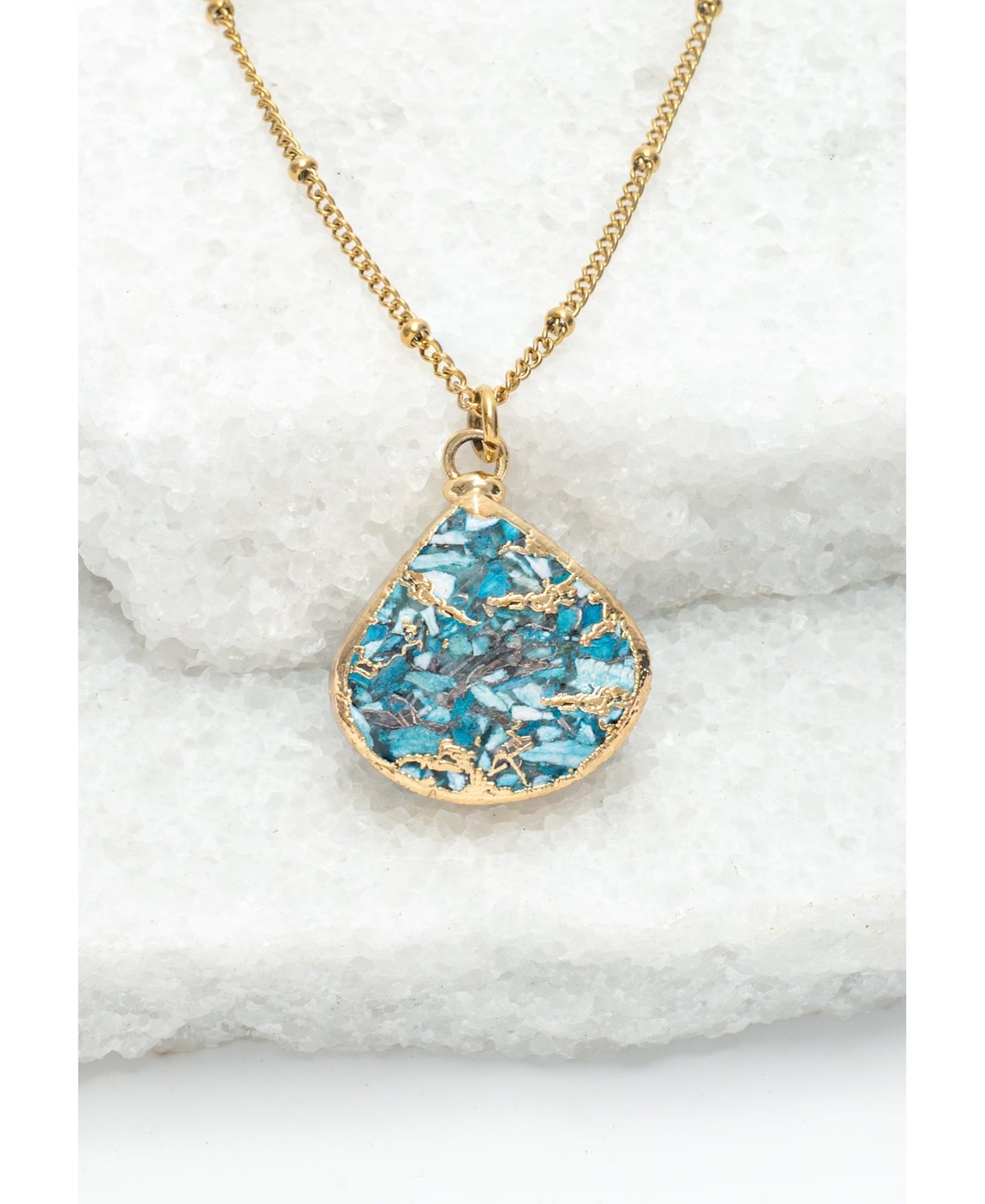 Click here for Starfish Project Emperor Stone Blossom Necklace -... prices