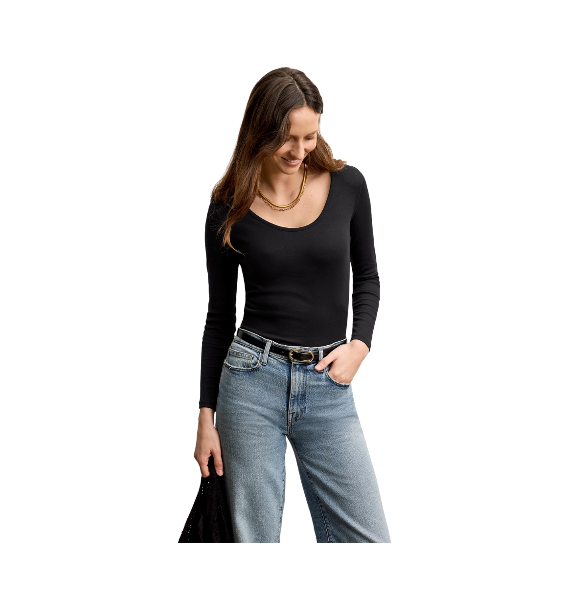 Click here for M.m.LaFleur Marcia T-Shirt - Ribbed Pima Cotton -... prices