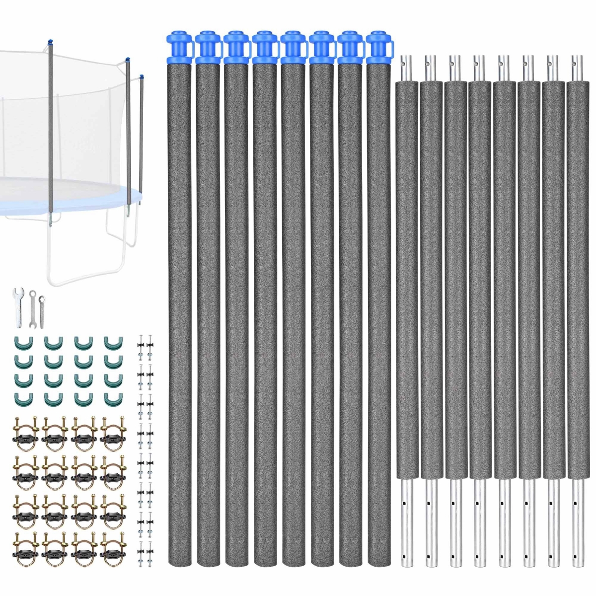 Click here for Yescom Universal Trampoline Replacement Enclosure... prices