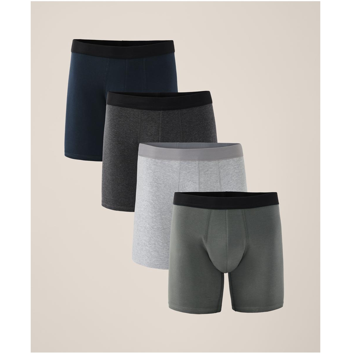 Click here for Pact Mens Everyday Extended Boxer Brief 4-Pack - C... prices