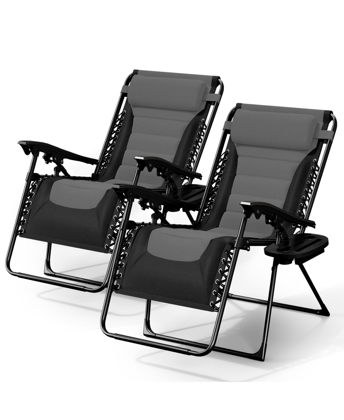 Click here for Nestl Padded Zero Gravity Chairs - Set of 2 Extra... prices