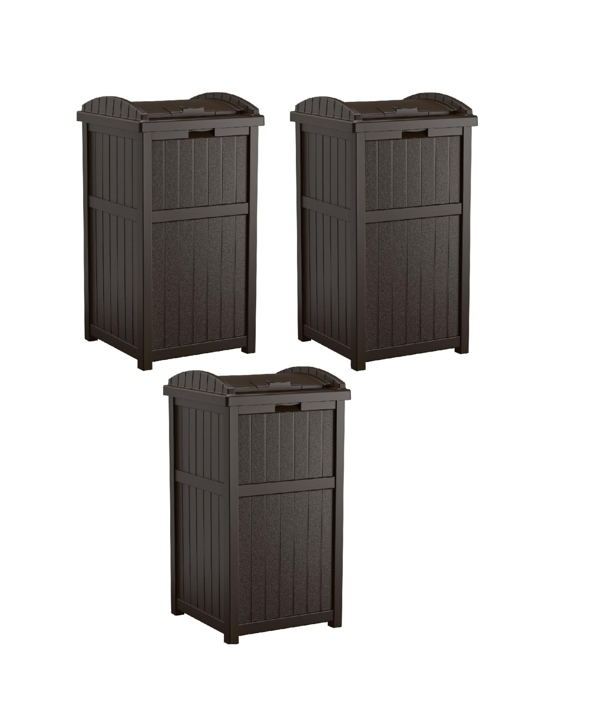 Click here for Suncast Trash Hideaway Outdoor Patio 33 Gal Garbag... prices