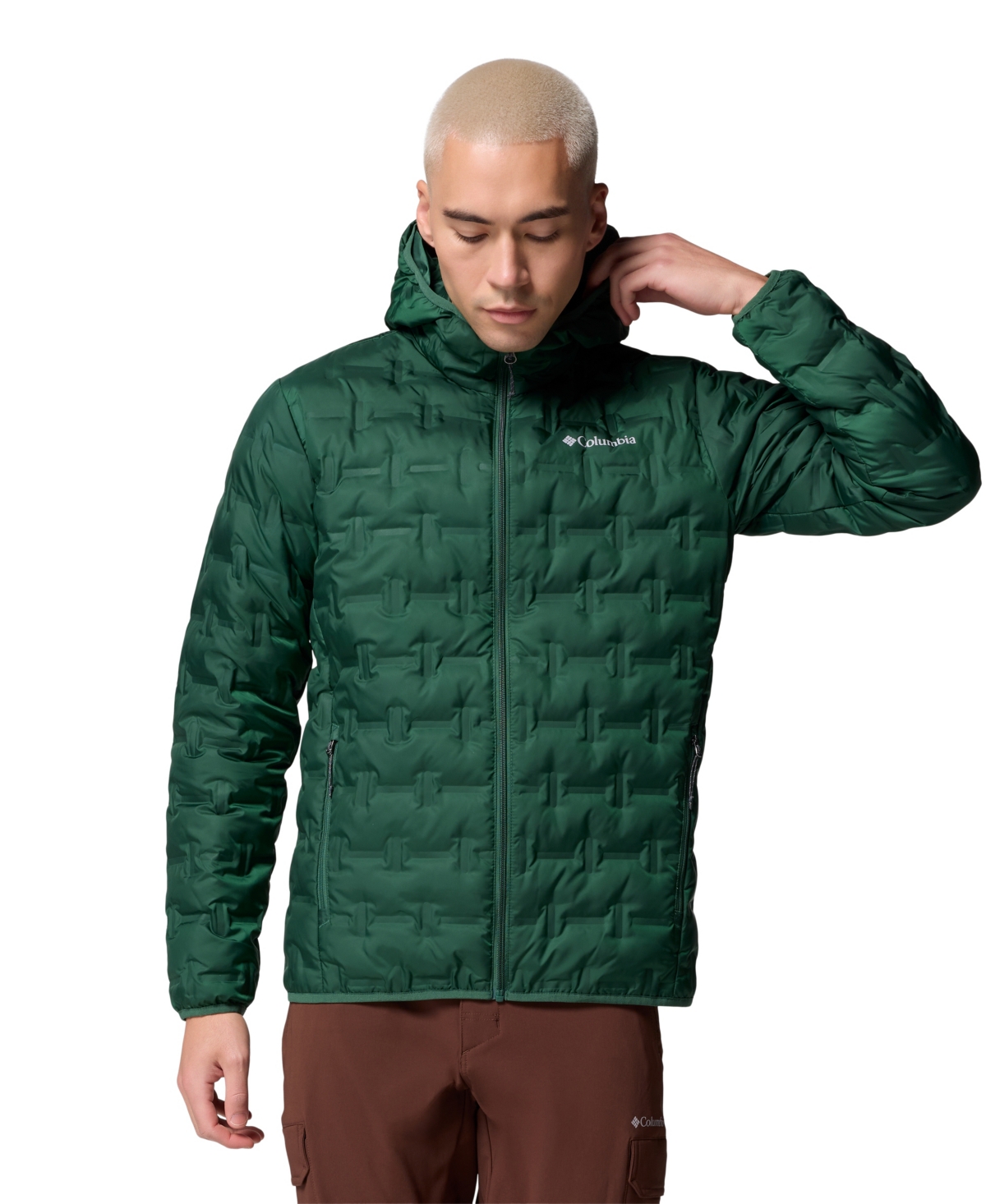 Click here for Columbia Mens Delta Ridge Down Hooded Jacket - Rai... prices