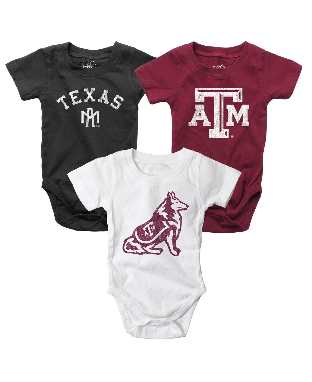 Click here for Baby Boys and Girls Maroon/White/Charcoal Texas A&... prices