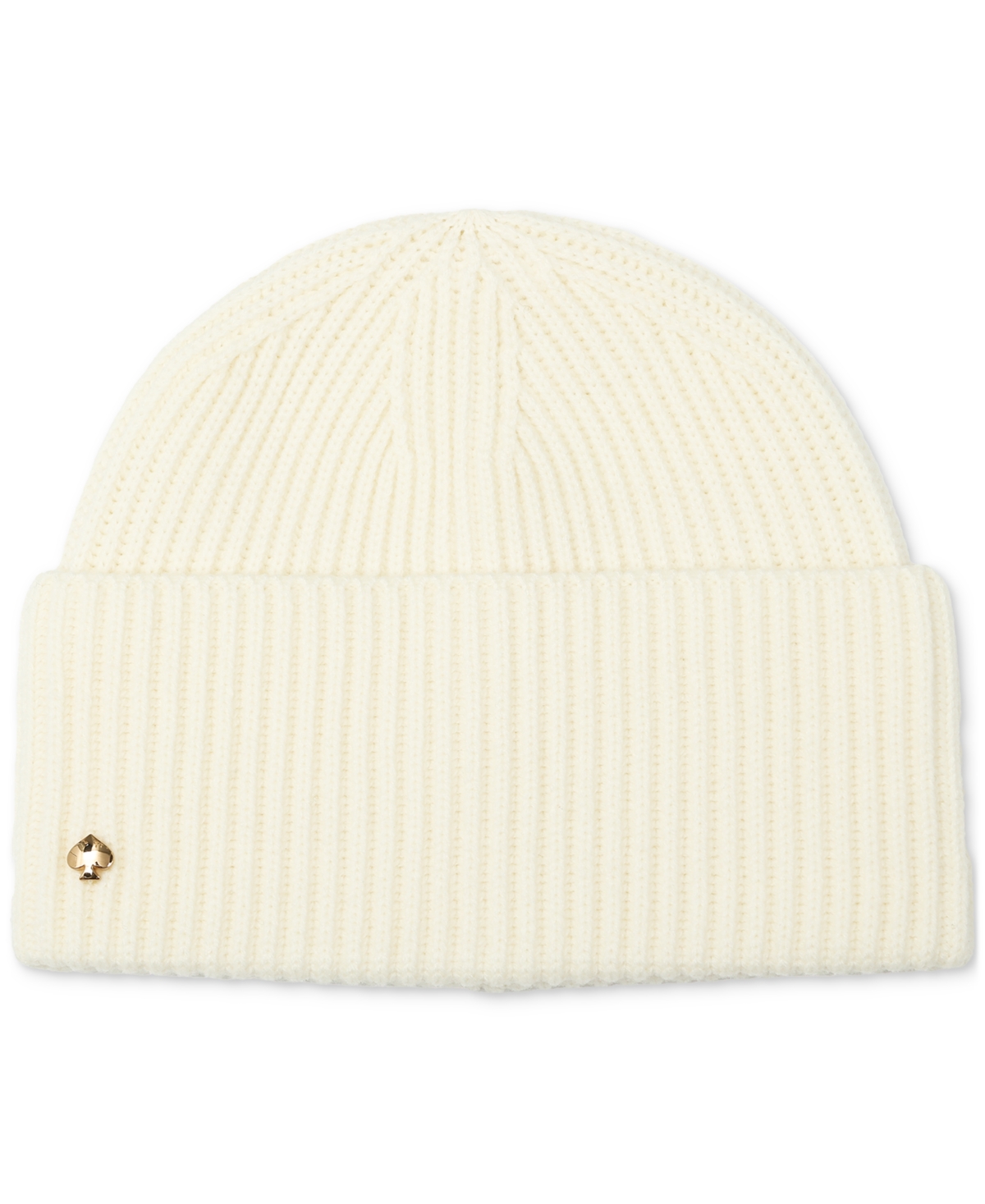 Click here for kate spade new york Spade Cuff Beanie - Cream prices