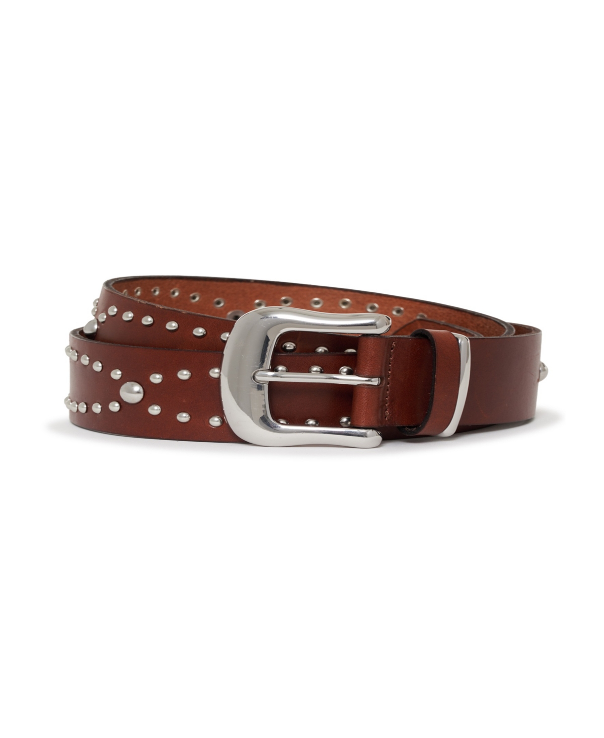 Click here for Sanctuary Rowan Studded Belt - Mahogany prices