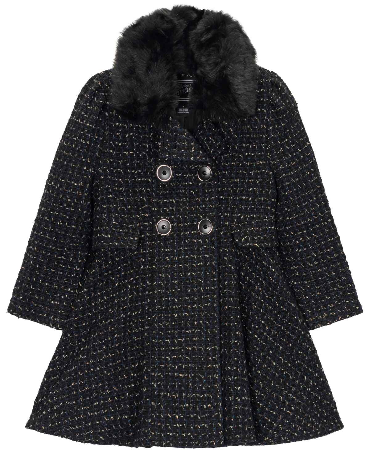 Click here for S Rothschild & Co Toddler and Little Girls Tweed P... prices