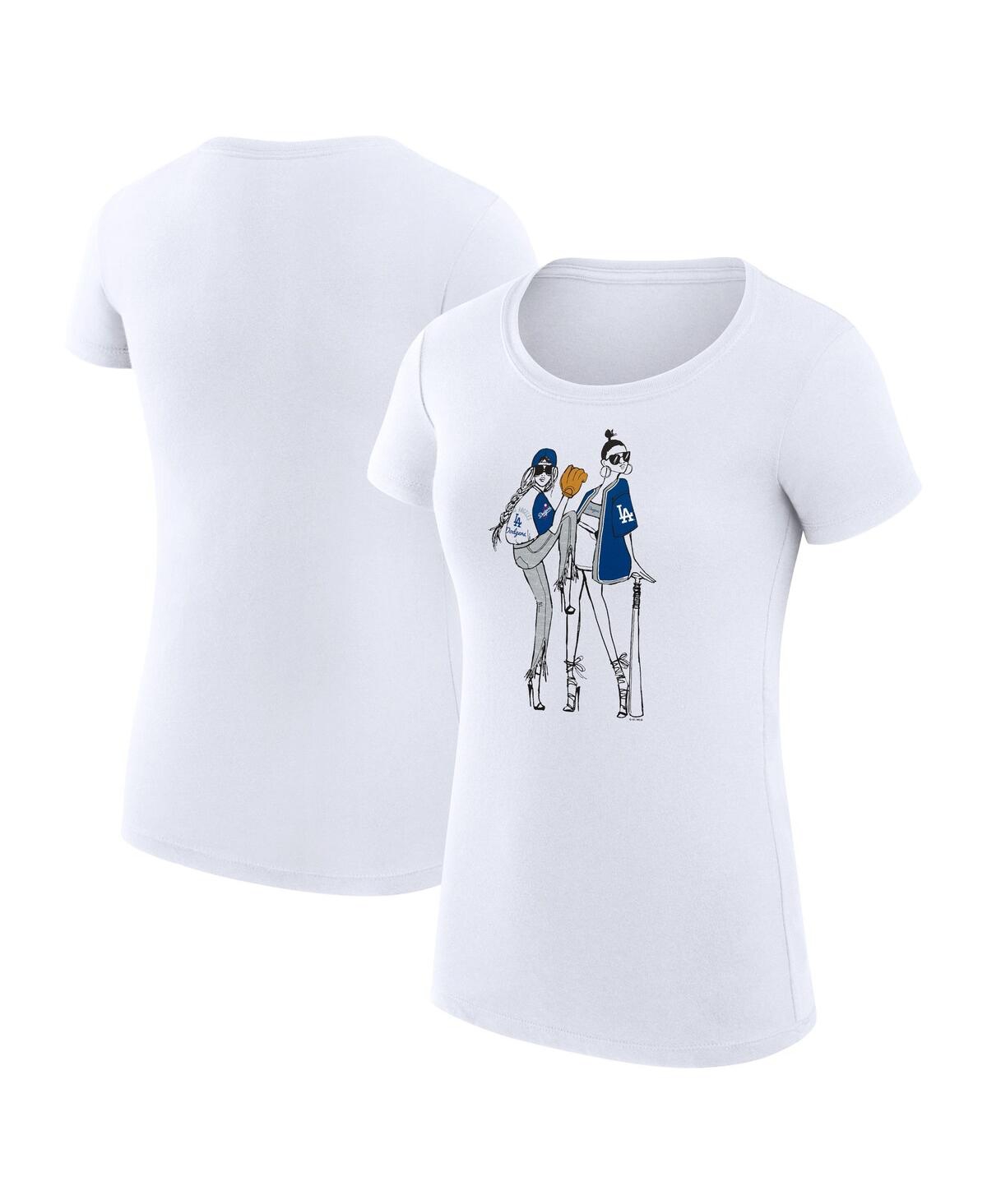 Click here for G-iii 4Her by Carl Banks Womens White Los Angeles... prices