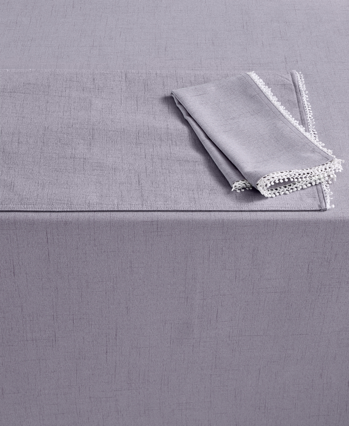 Click here for Lenox French Perle 60 x 102 Tablecloth - Violet prices