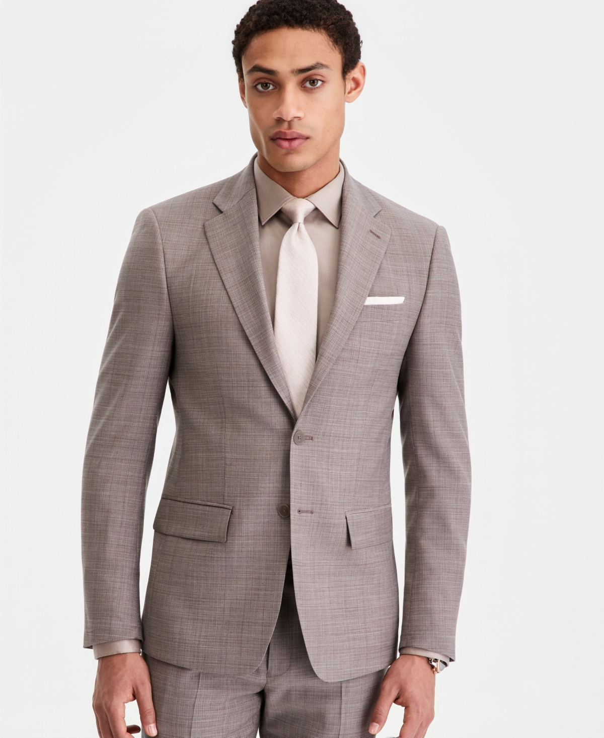 Click here for Calvin Klein Mens Slim-Fit Wool-Blend Suit Separat... prices