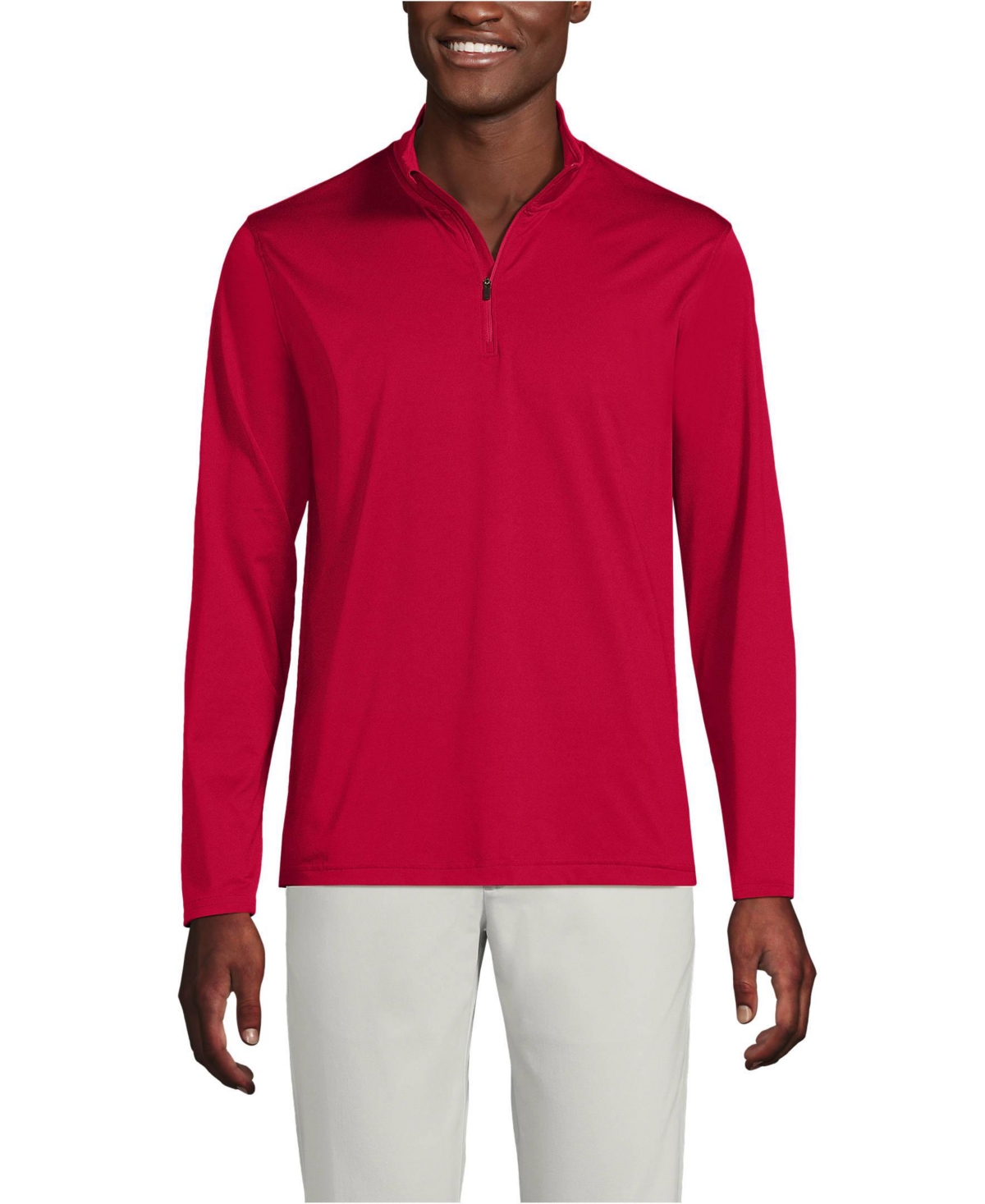 Click here for Lands End Mens Unisex Rapid Dry Quarter Zip Pullov... prices