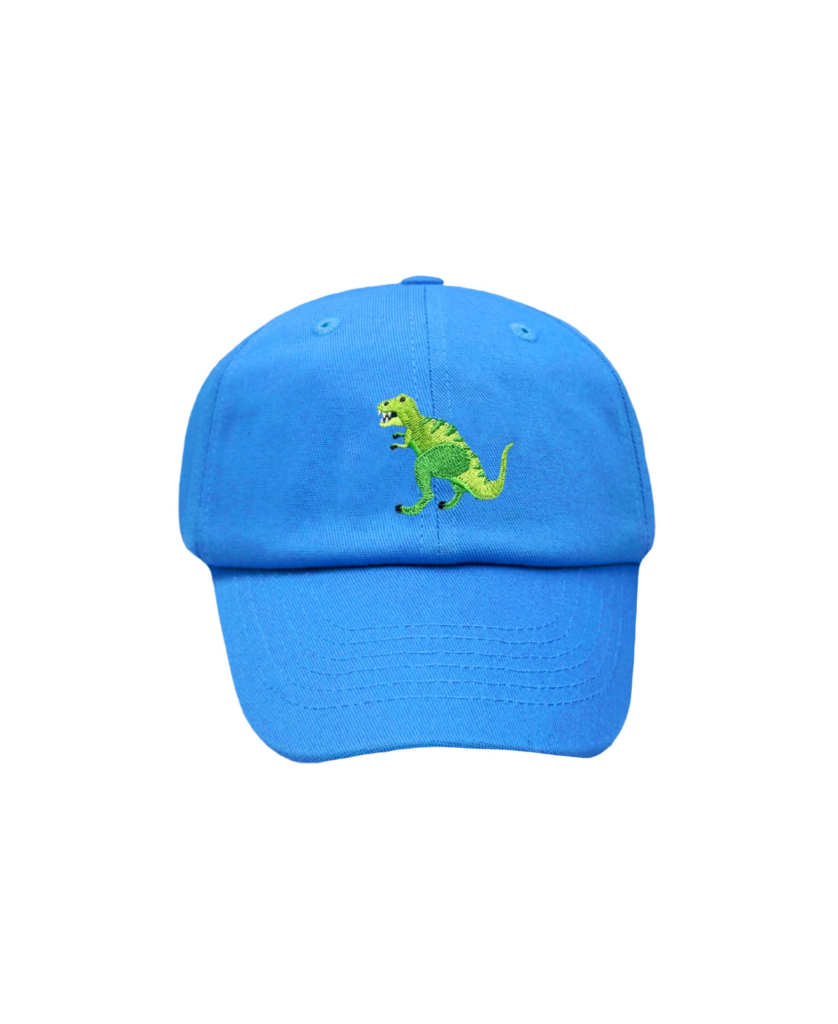 Click here for Bits & Bows Boys T-Rex Baseball Hat in Blue - Blue... prices