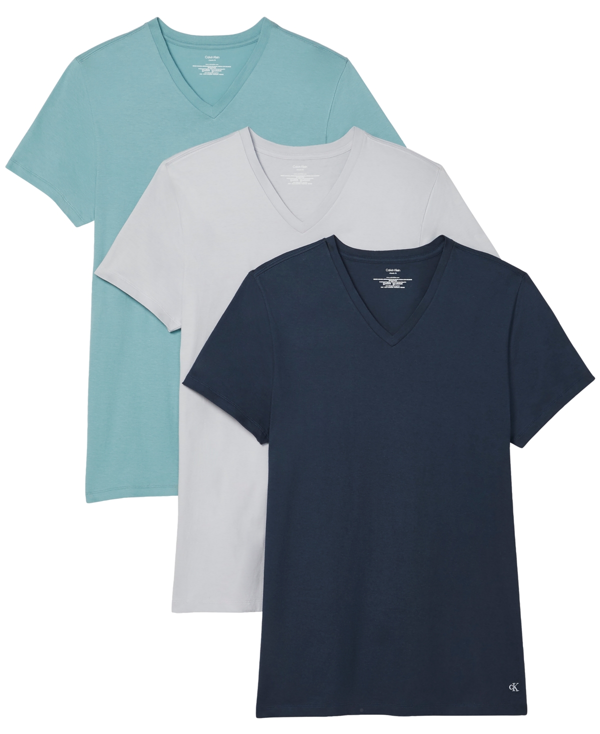Click here for Calvin Klein Mens 3-Pack Cotton Classics V-Neck T-... prices