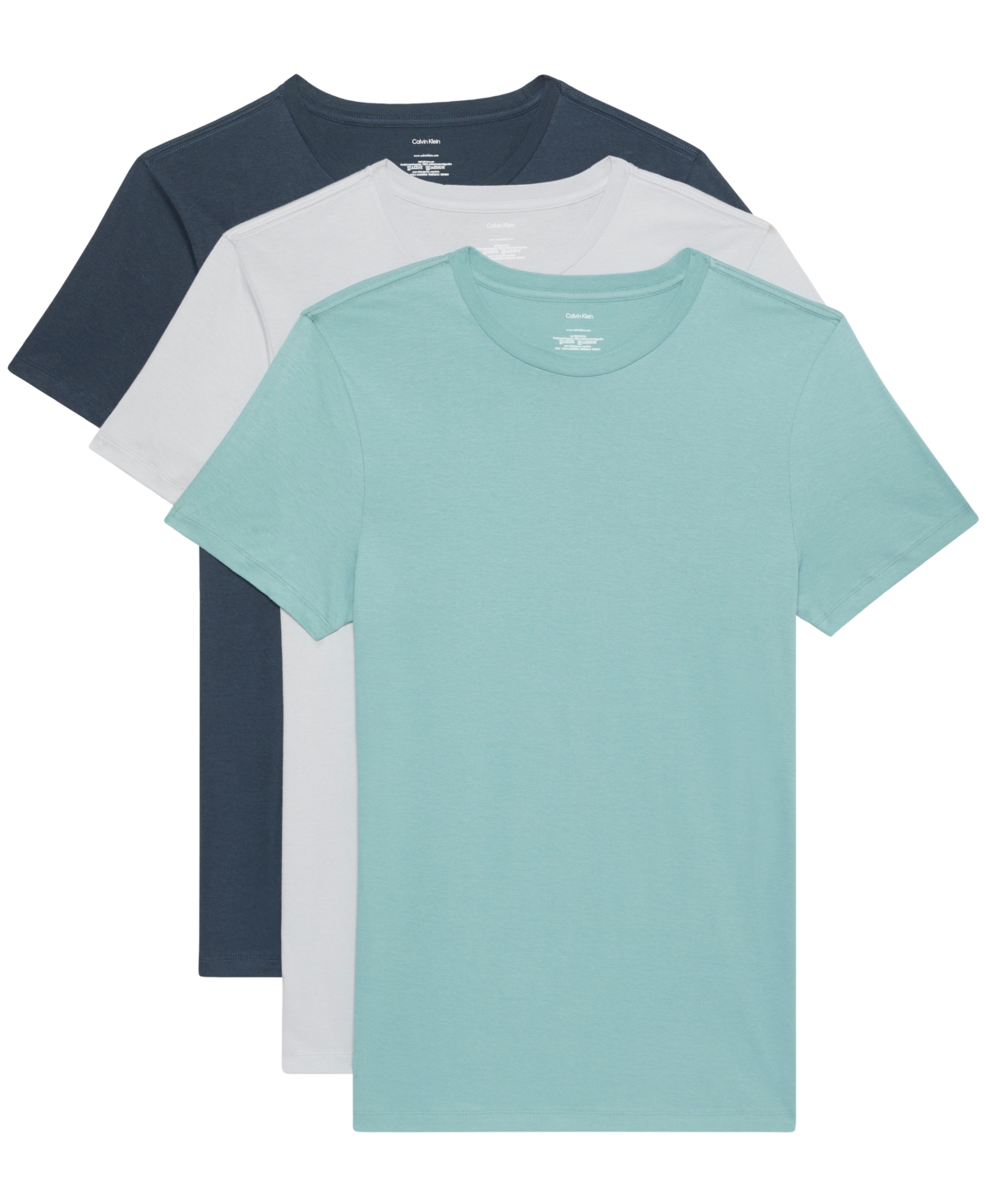 Click here for Calvin Klein Mens 3-Pack Cotton Classics Crewneck... prices