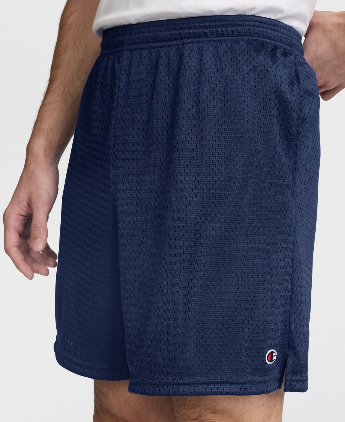 Champion Mens Classic Mesh Shorts - Navy