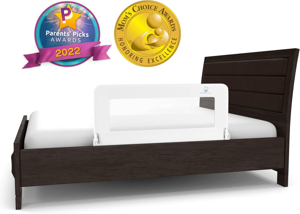 Click here for ComfyBumpy Kids Bed Rail - White (1 pack) prices