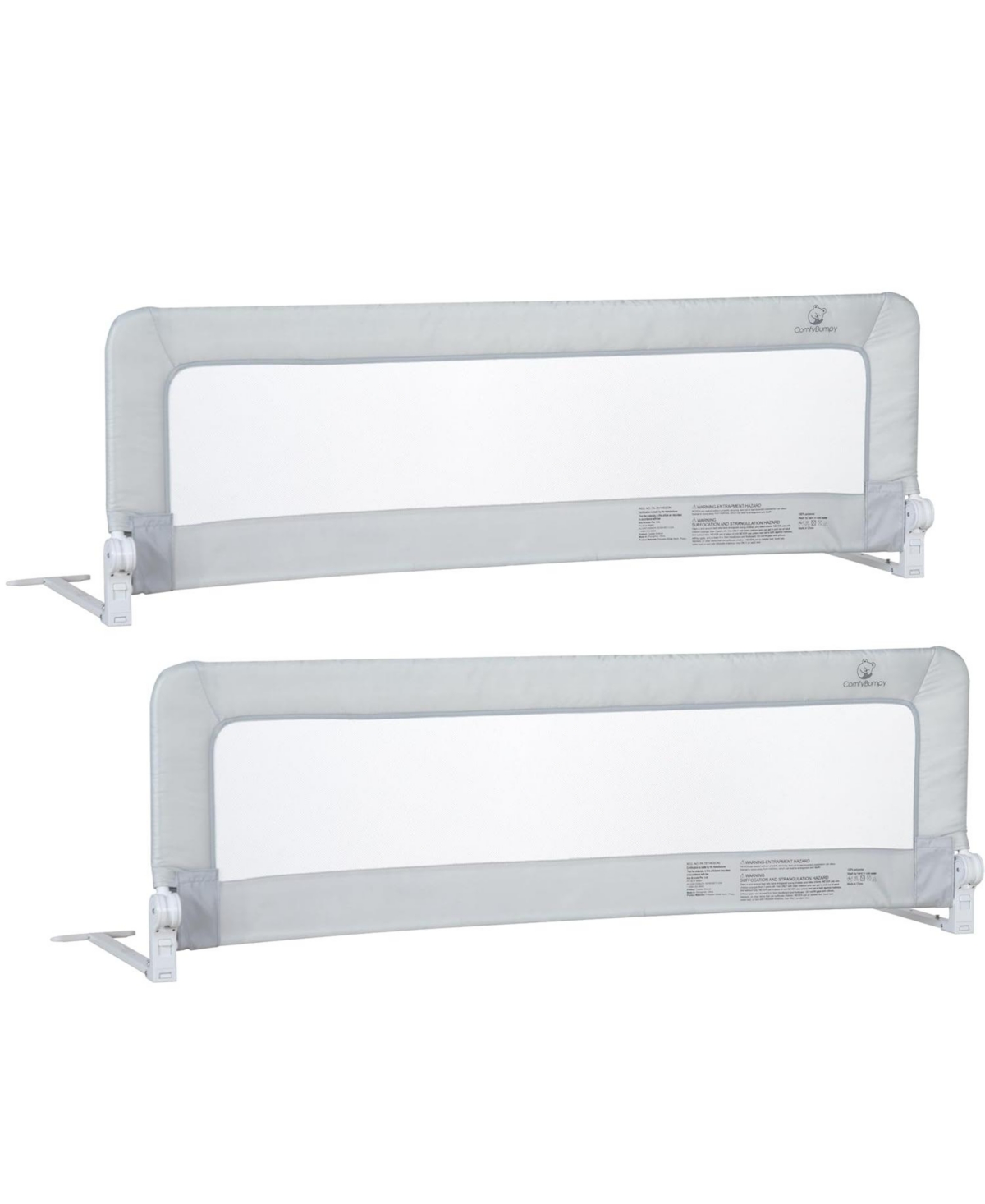 Click here for ComfyBumpy Kids Bed Rail - Grey (2 pack) prices
