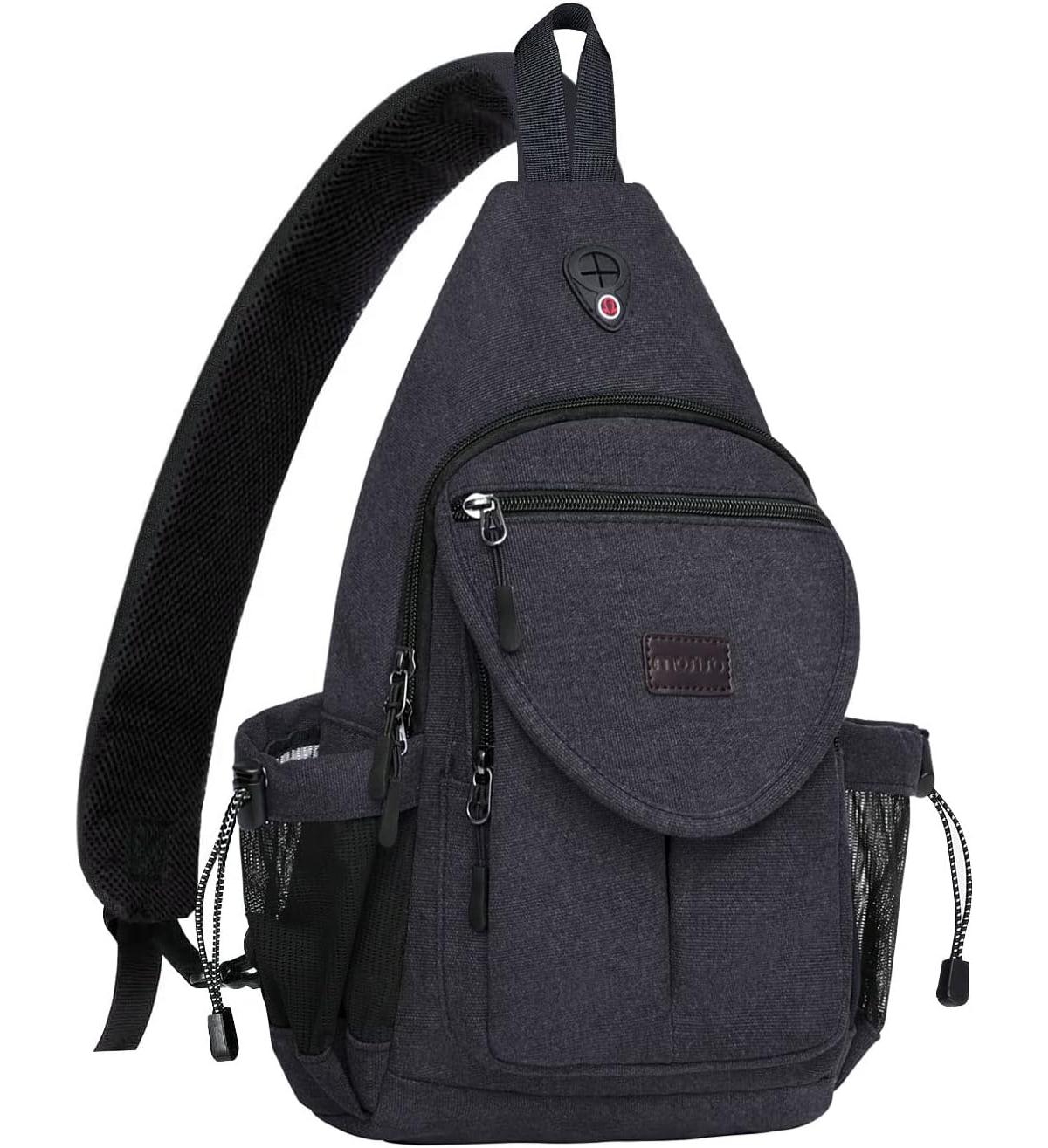 Click here for Mosiso Canvas Sling Backpack with Anti-Theft Pocke... prices
