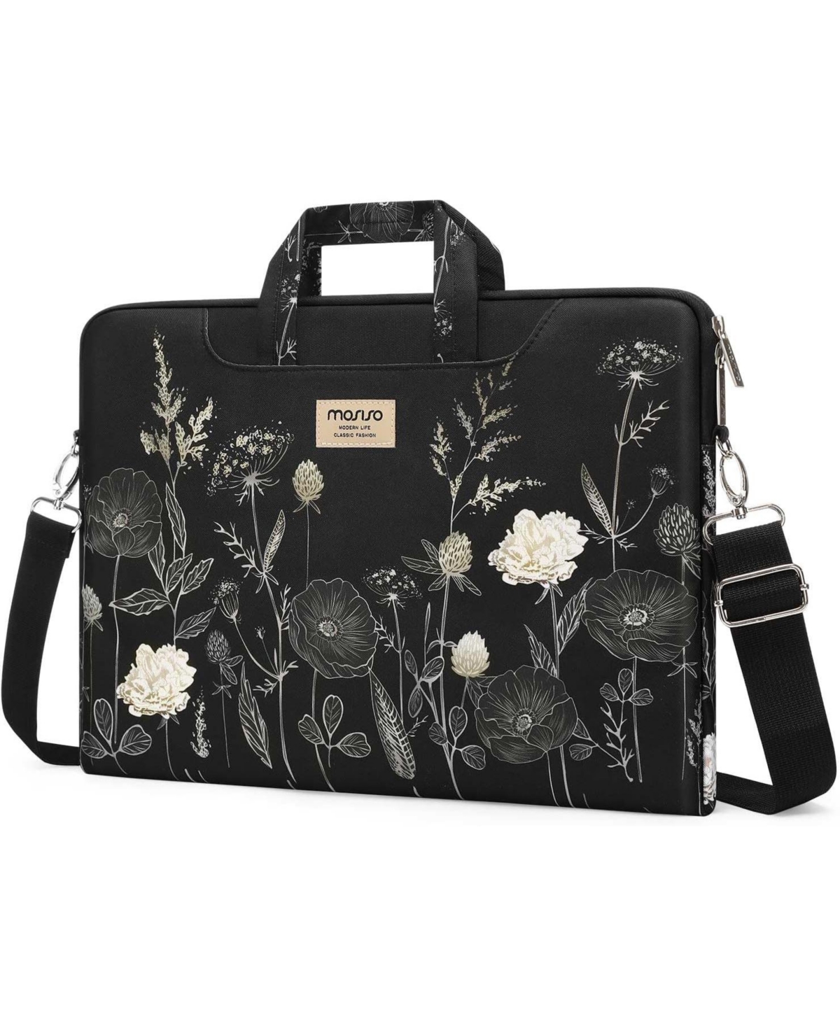 Click here for Mosiso Womens Retro Flower Laptop Bag - 15-15.6 Me... prices