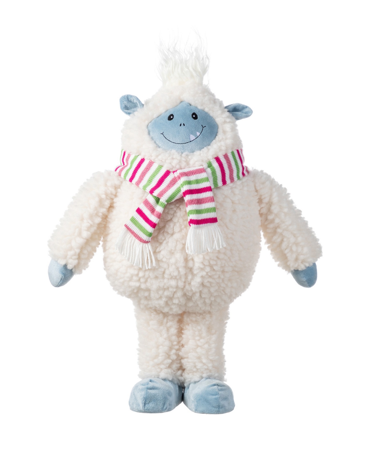 Click here for Glitzhome 22 Christmas Fabric Standing Yeti - Mult... prices
