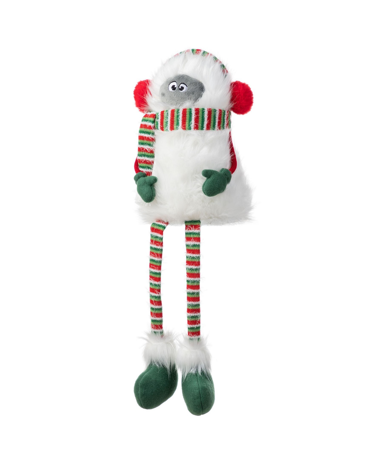 Click here for Glitzhome 21 Christmas Fabric Yeti Shelf Sitter -... prices
