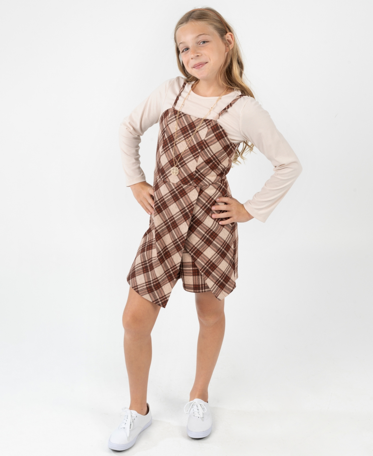 Click here for Rare Editions Big Girls 2-Piece Plaid Top  Jumper... prices