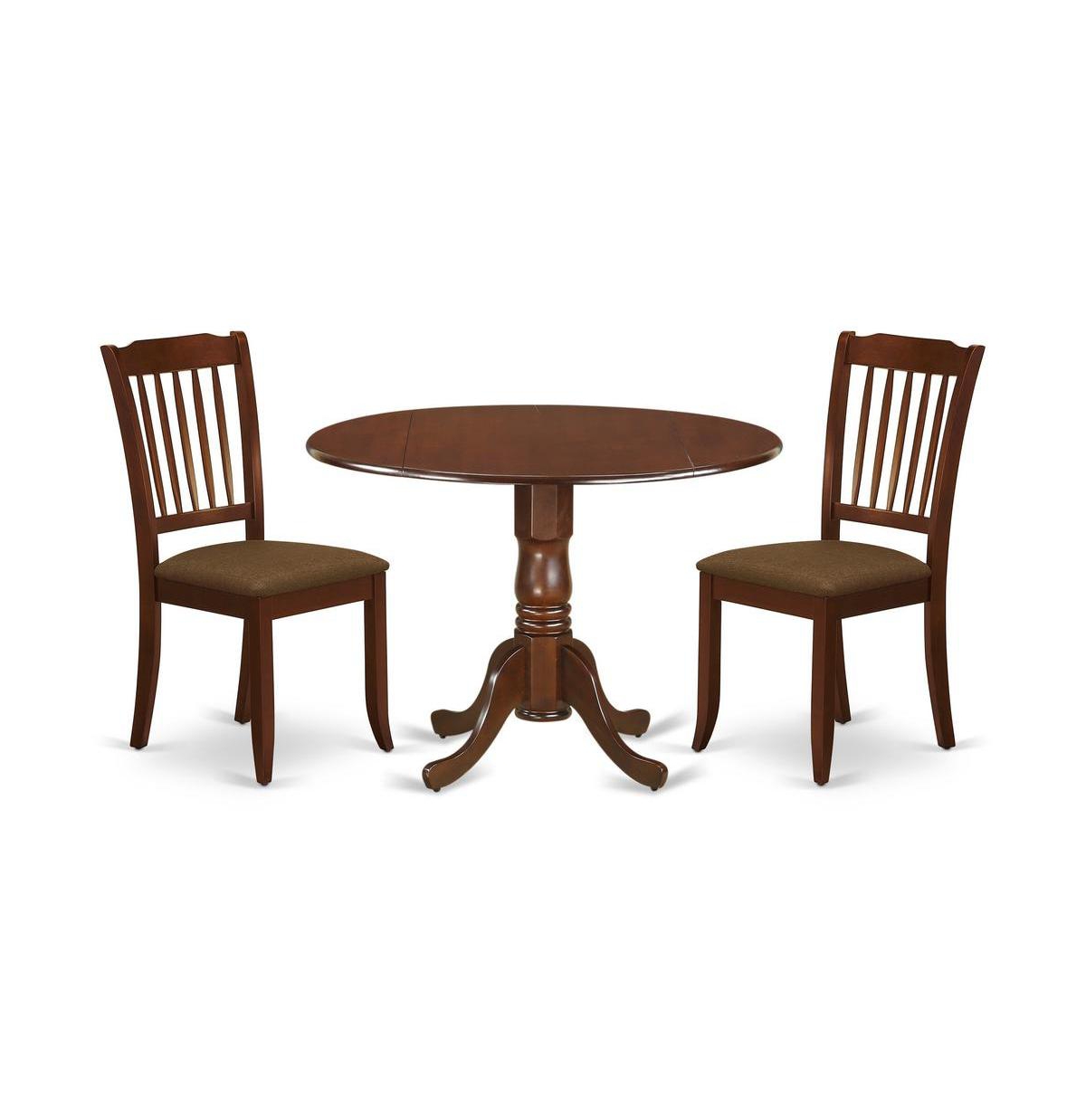 Click here for East West Furniture Dining Room Set Mahogany - Mah... prices