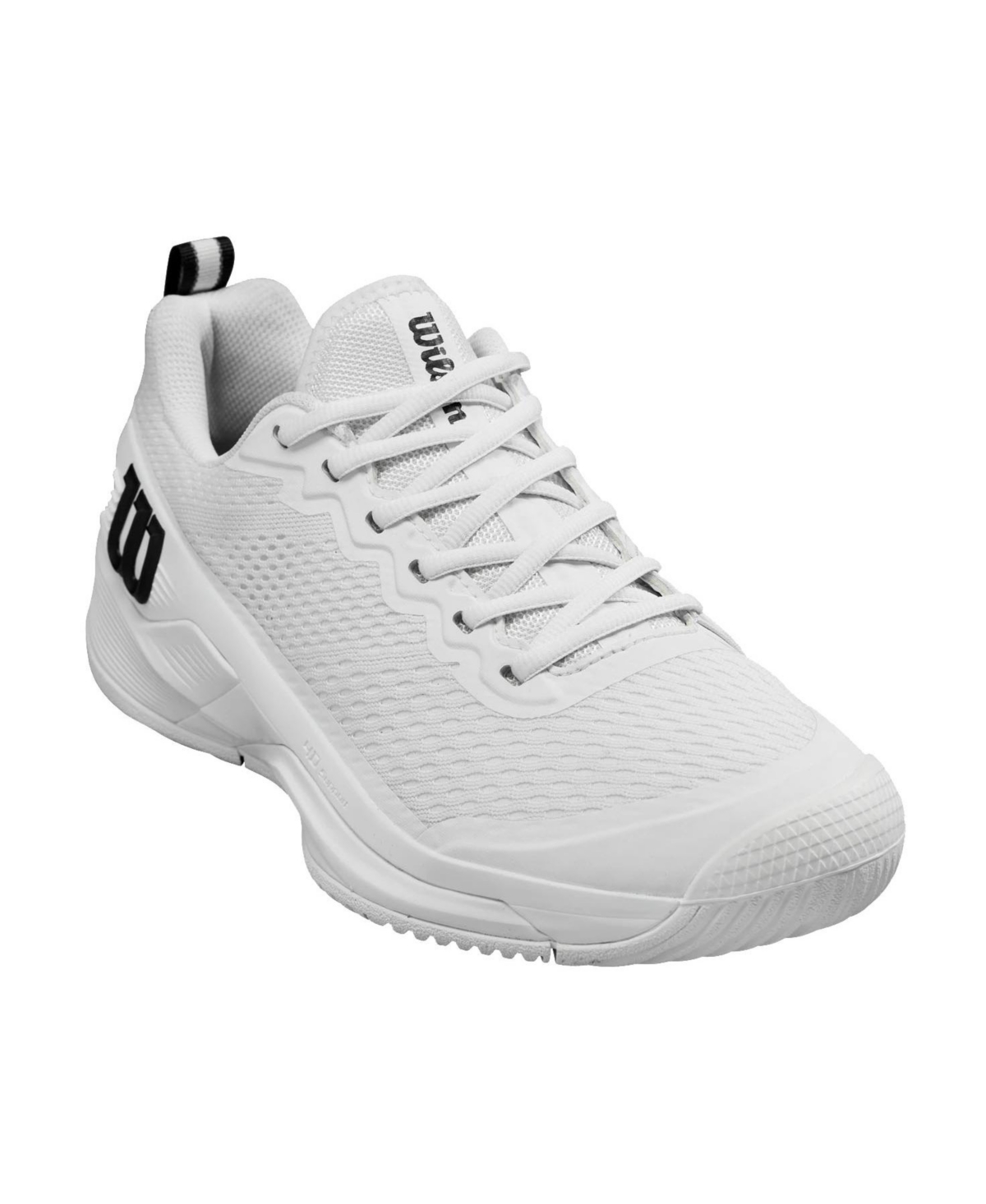 Click here for Wilson Mens Rush Pro 4.5 Tennis Shoes - White/blac... prices