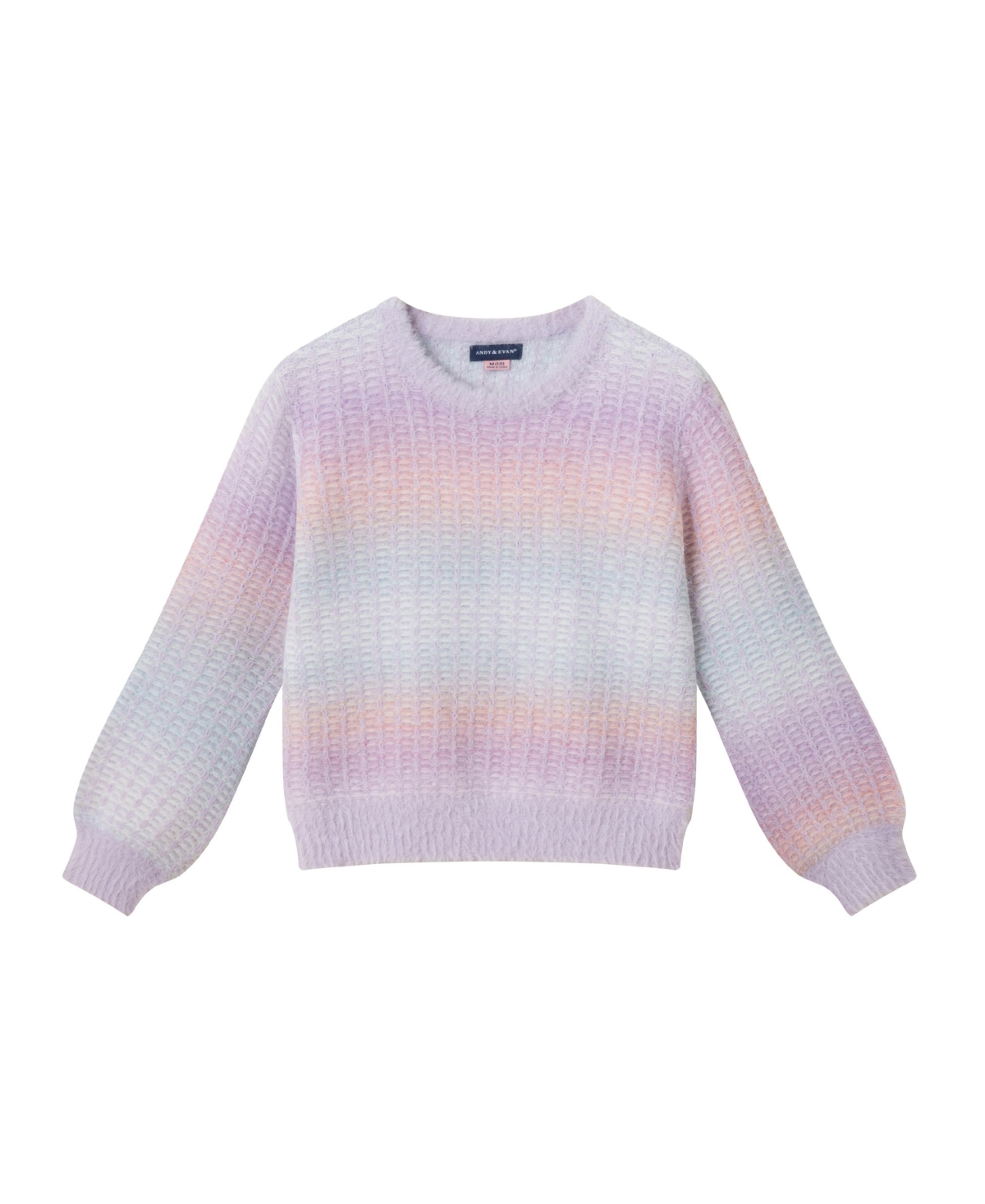 Click here for Andy & Evan Girls Ombre Eyelash Sweater - Purple prices