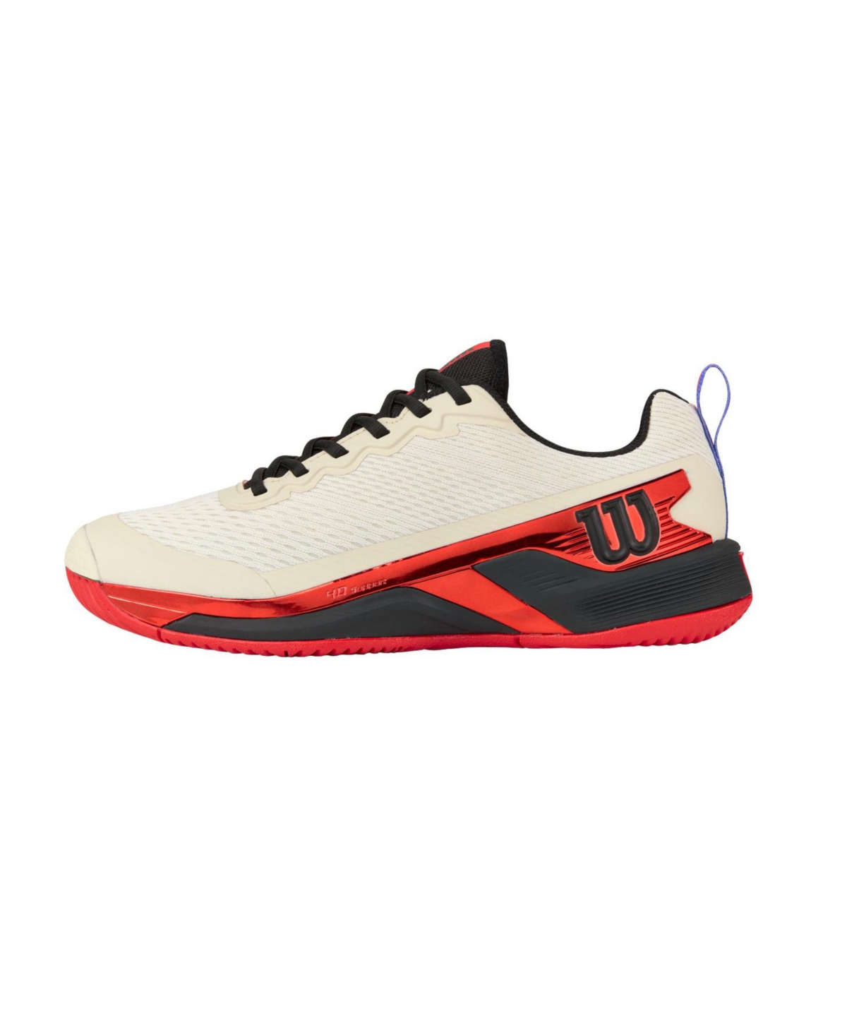 Click here for Wilson Mens Rush Pro 4.5 Tennis Shoes - Tofu/red/b... prices
