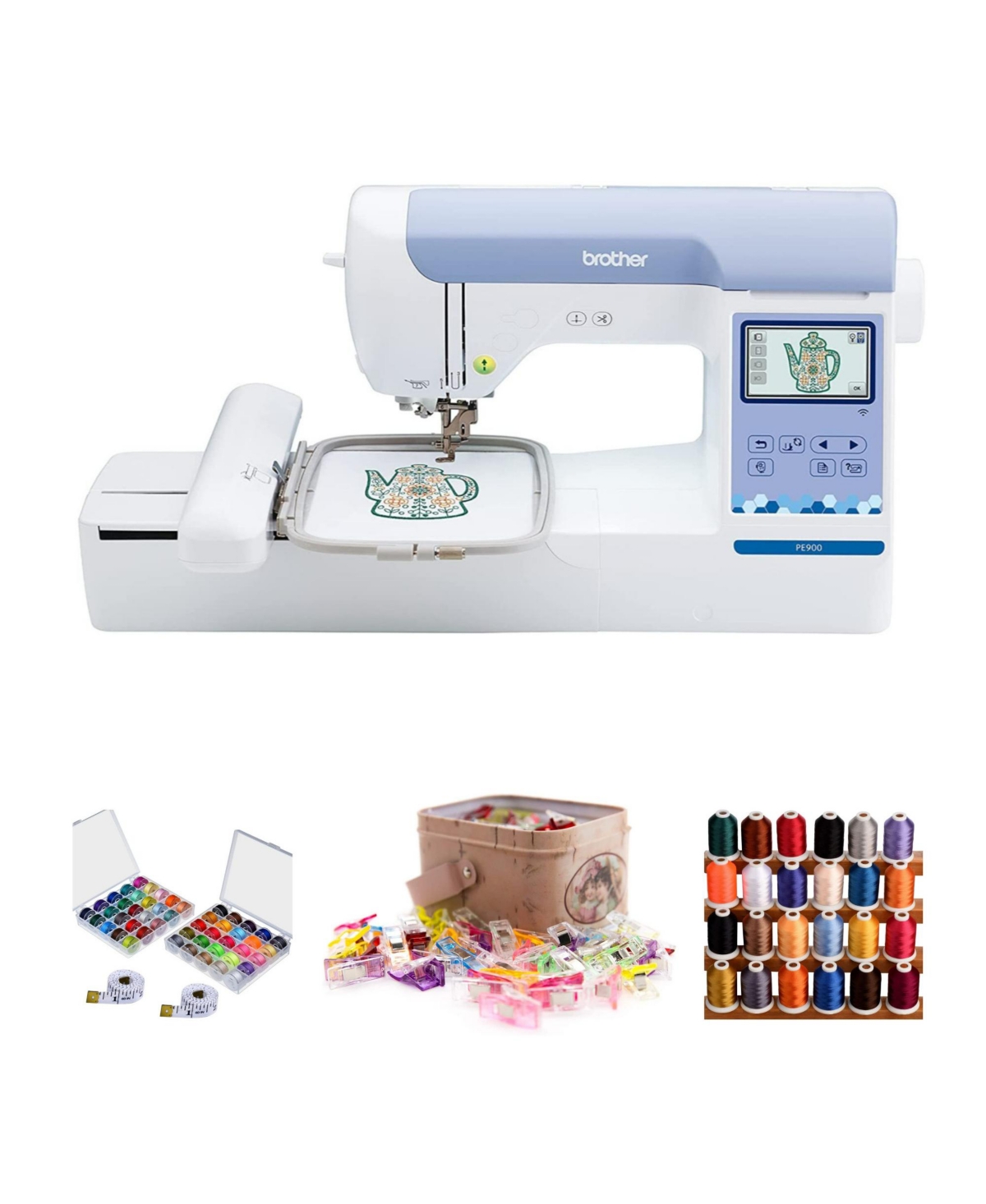 Click here for Brother Elite PE900 Embroidery with Wireless Lan C... prices