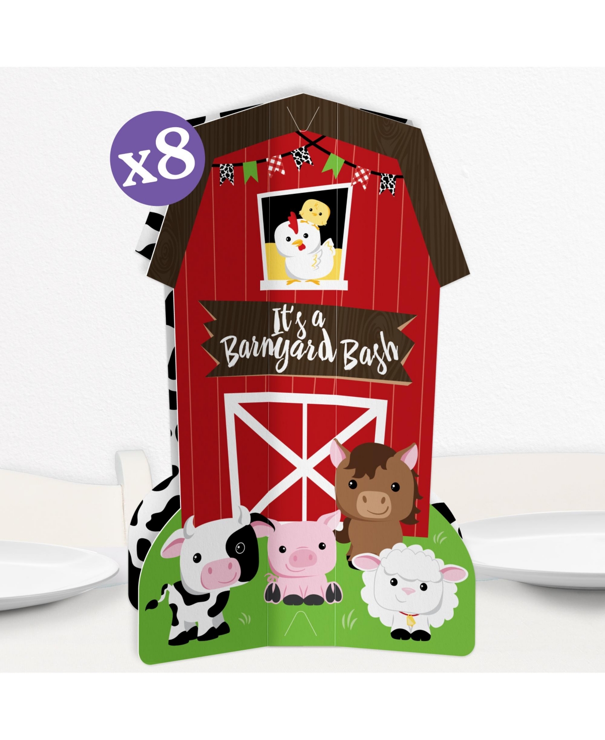 Click here for Big Dot of Happiness Freestanding 3D Farm Animals... prices