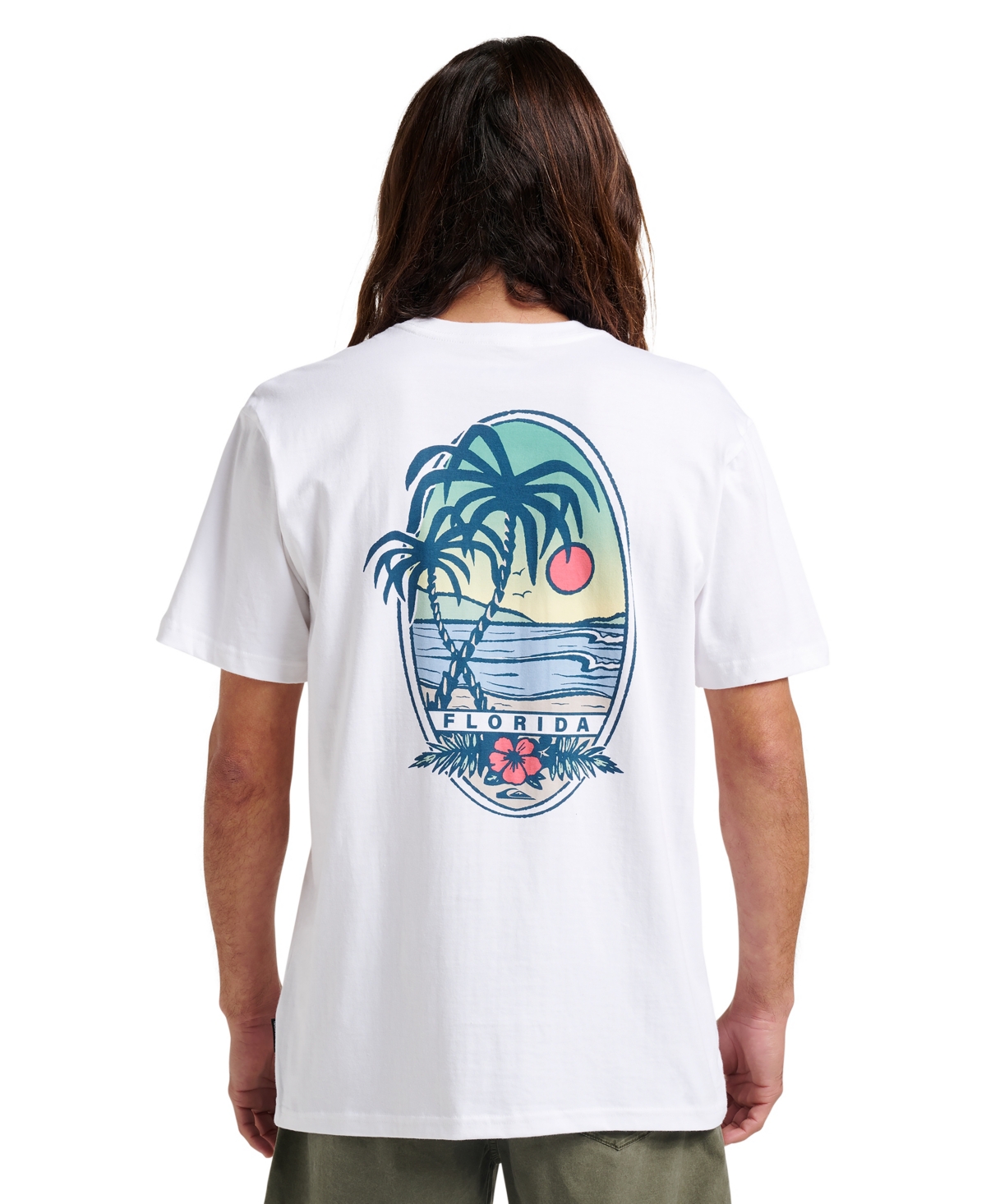 Click here for Quiksilver Mens Florida Lookout Point T-Shirt - Wh... prices