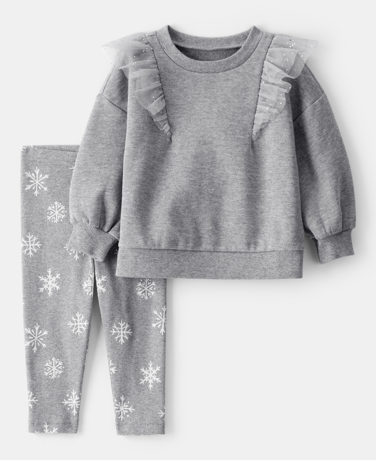 Click here for Carters Baby Girls Long Sleeve Top and Pants  2-Pi... prices