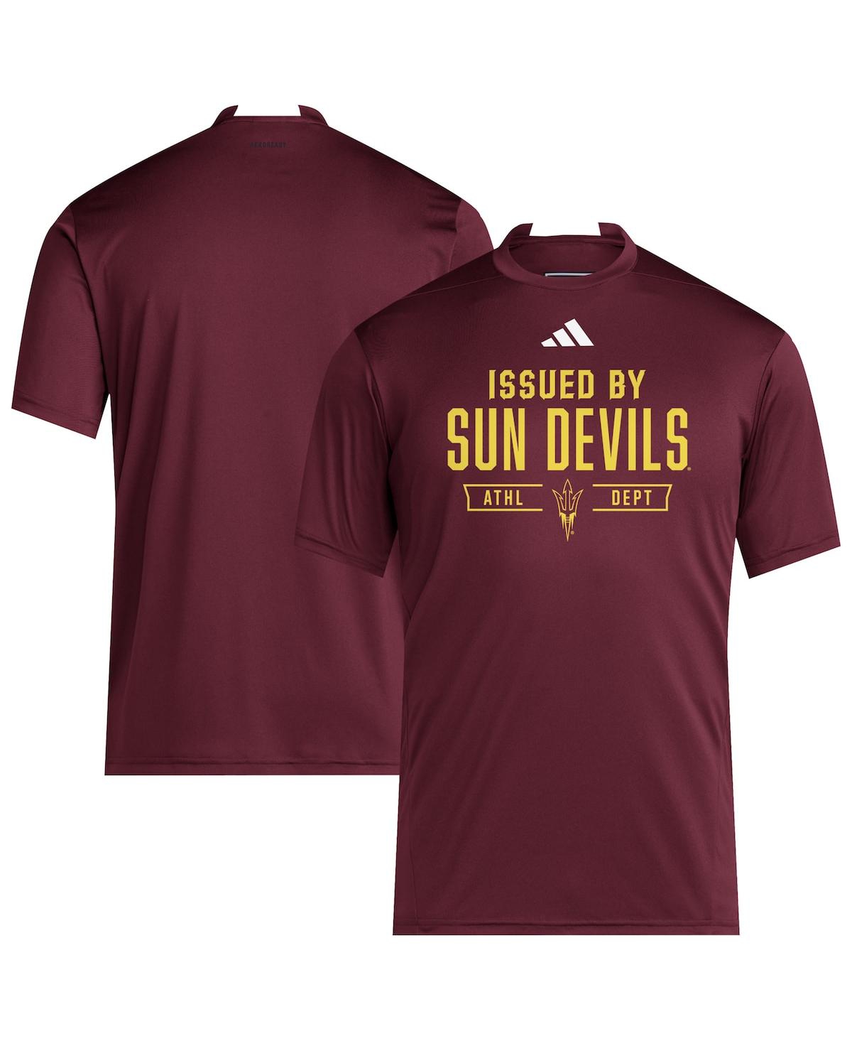 Click here for Adidas Mens Maroon Arizona State Sun Devils 2025 T... prices