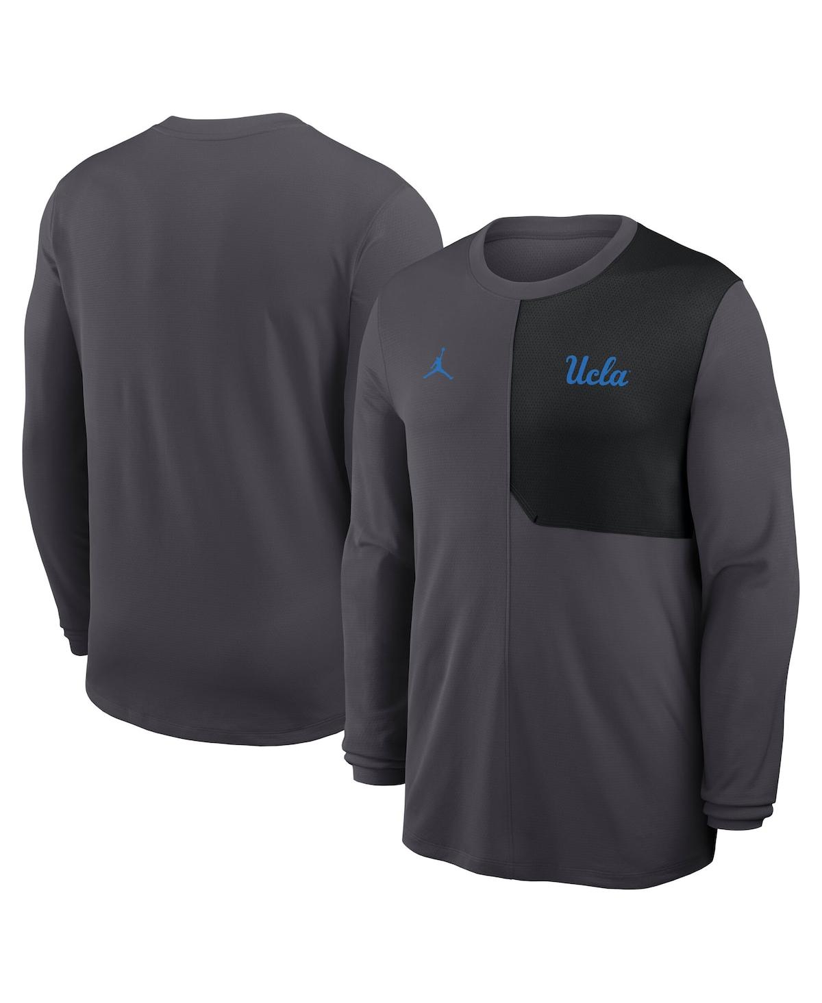 Click here for Jordan Mens Anthracite Ucla Bruins 2025 Sideline C... prices