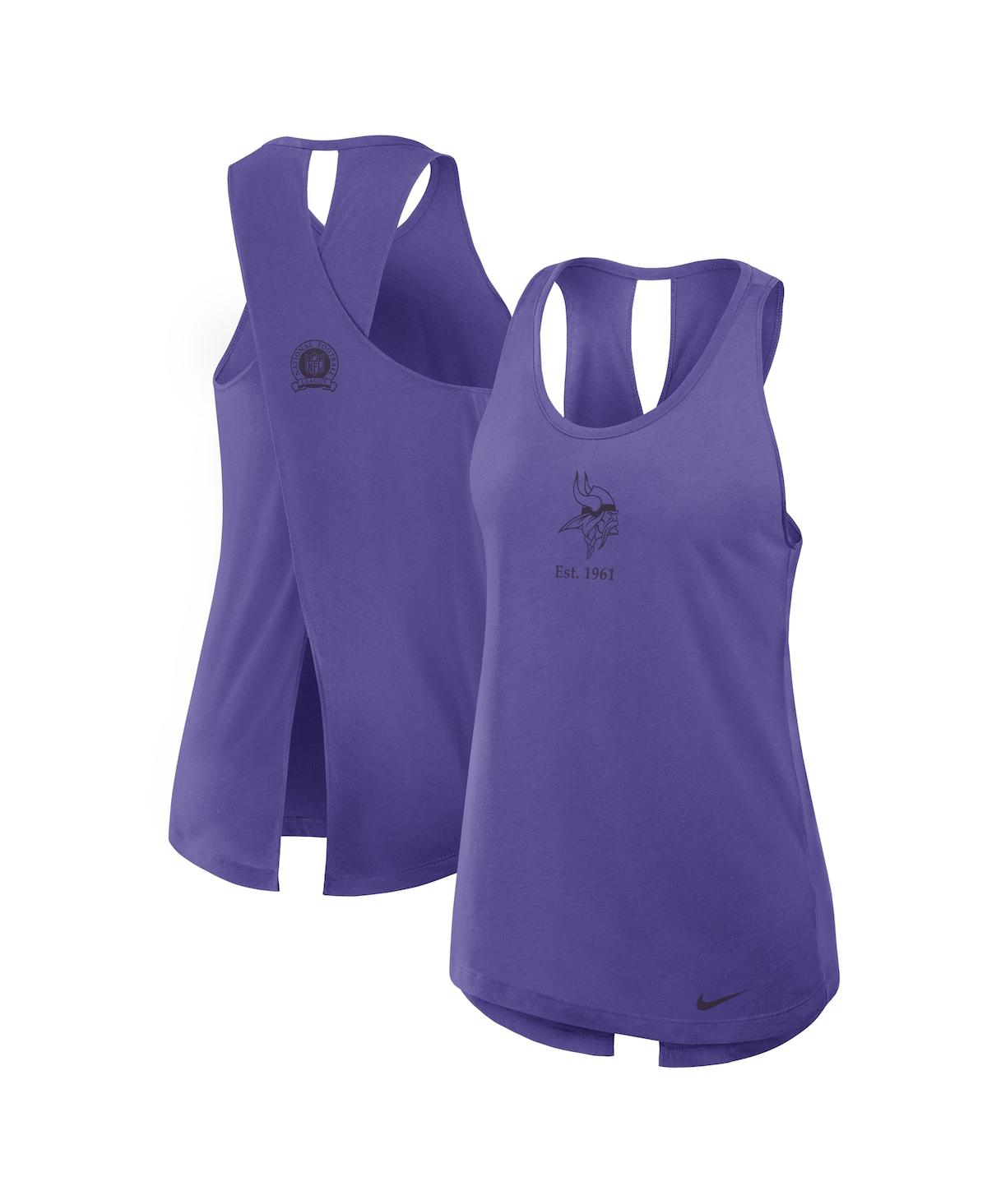 Click here for Nike Womens Purple Minnesota Vikings Glory Crisscr... prices
