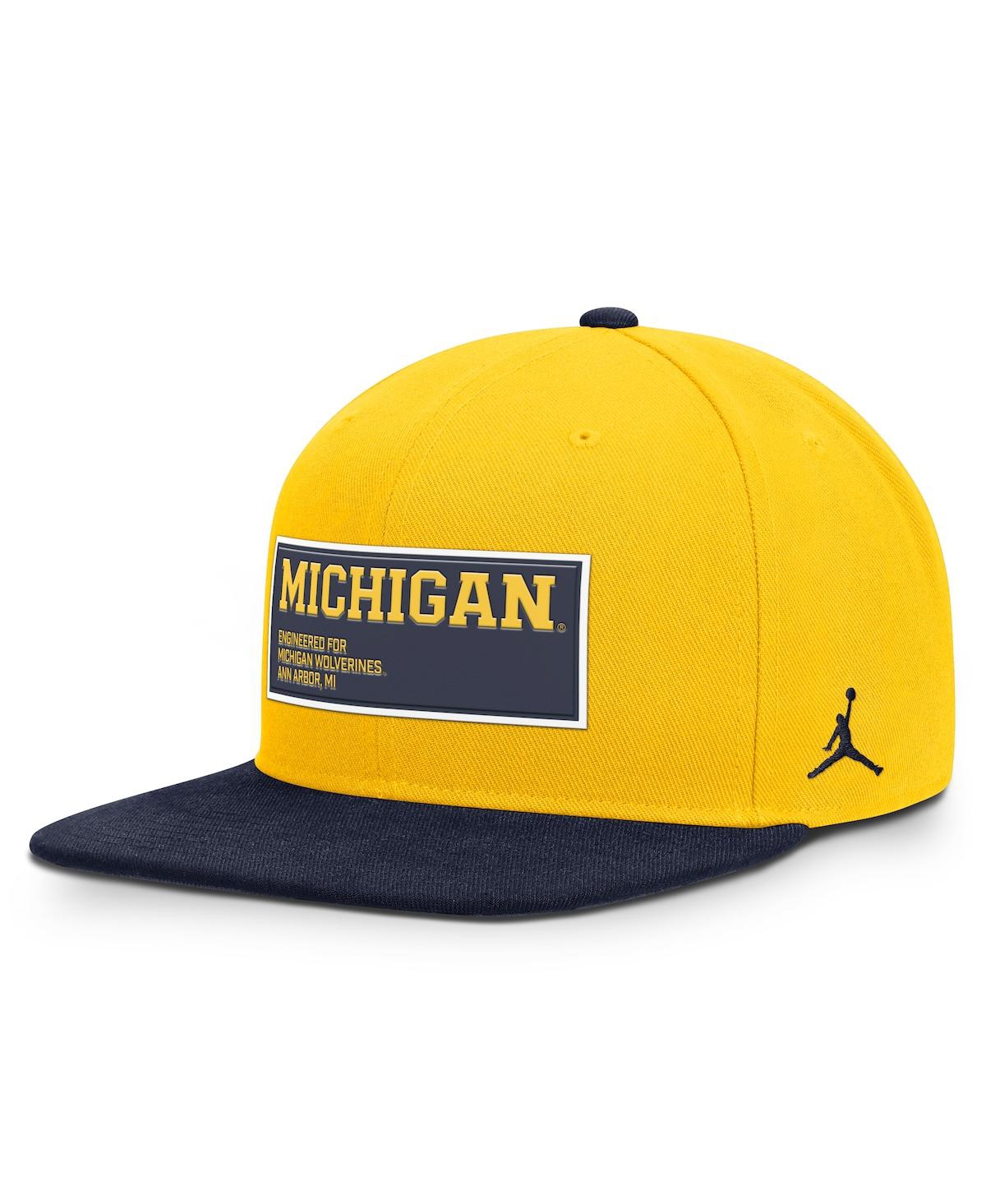 Click here for Jordan Mens Maize/Navy Michigan Wolverines 2025 On... prices