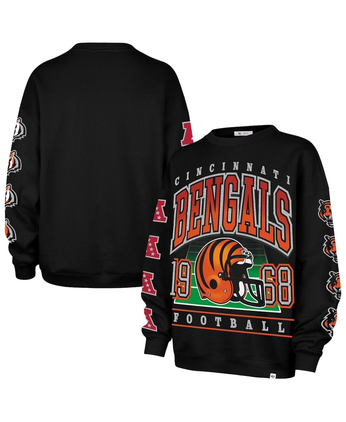 Click here for 47 Brand Womens Black Cincinnati Bengals Go Big Ov... prices