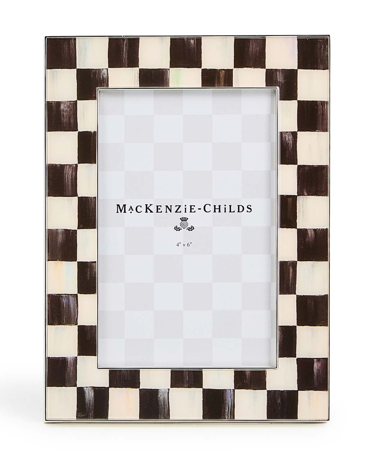 Click here for MacKenzie-Childs Courtly Check Silver Plated Frame... prices