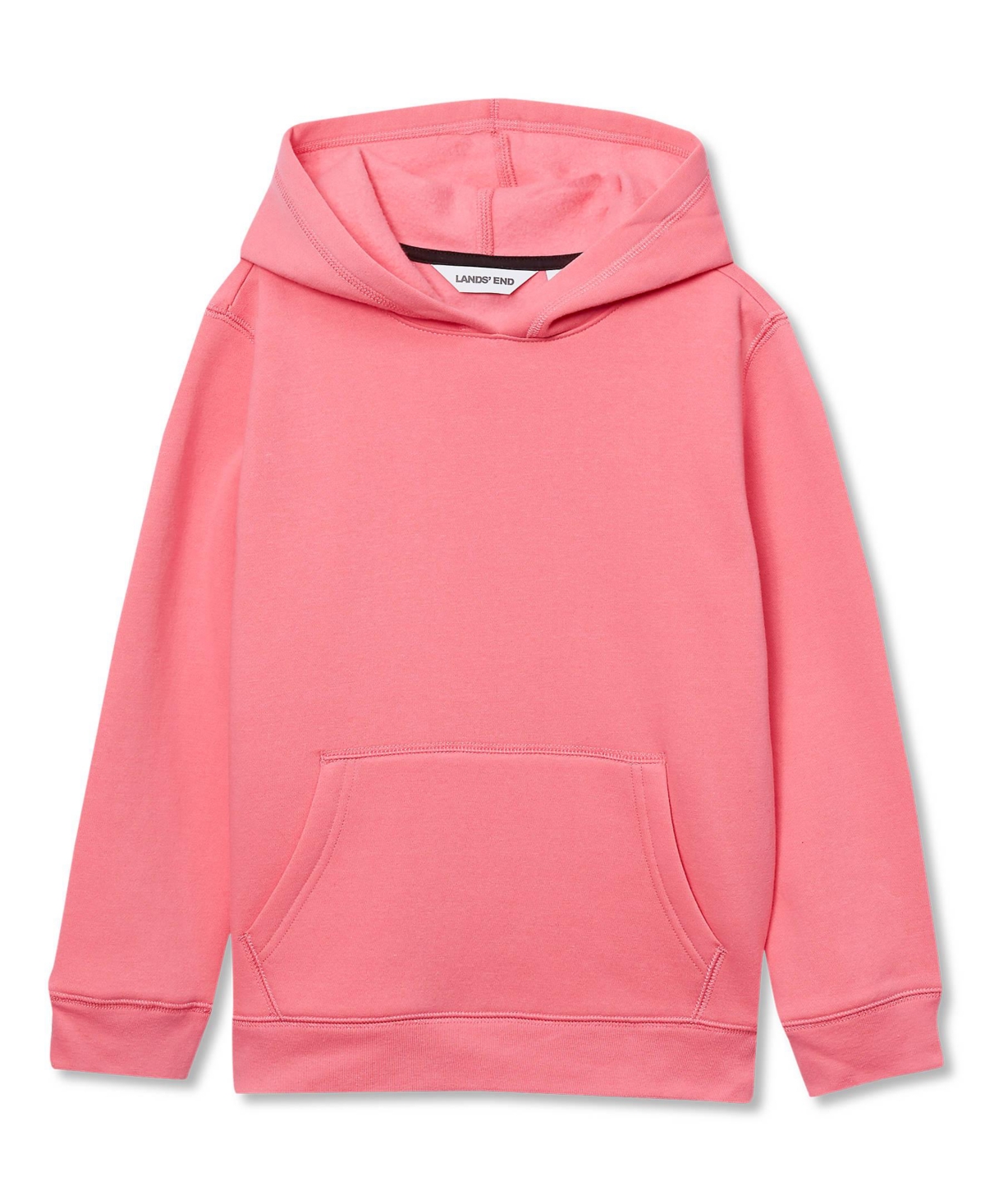 Click here for Lands End Girls Fleece Hooded Sweatshirt - Bubbleg... prices