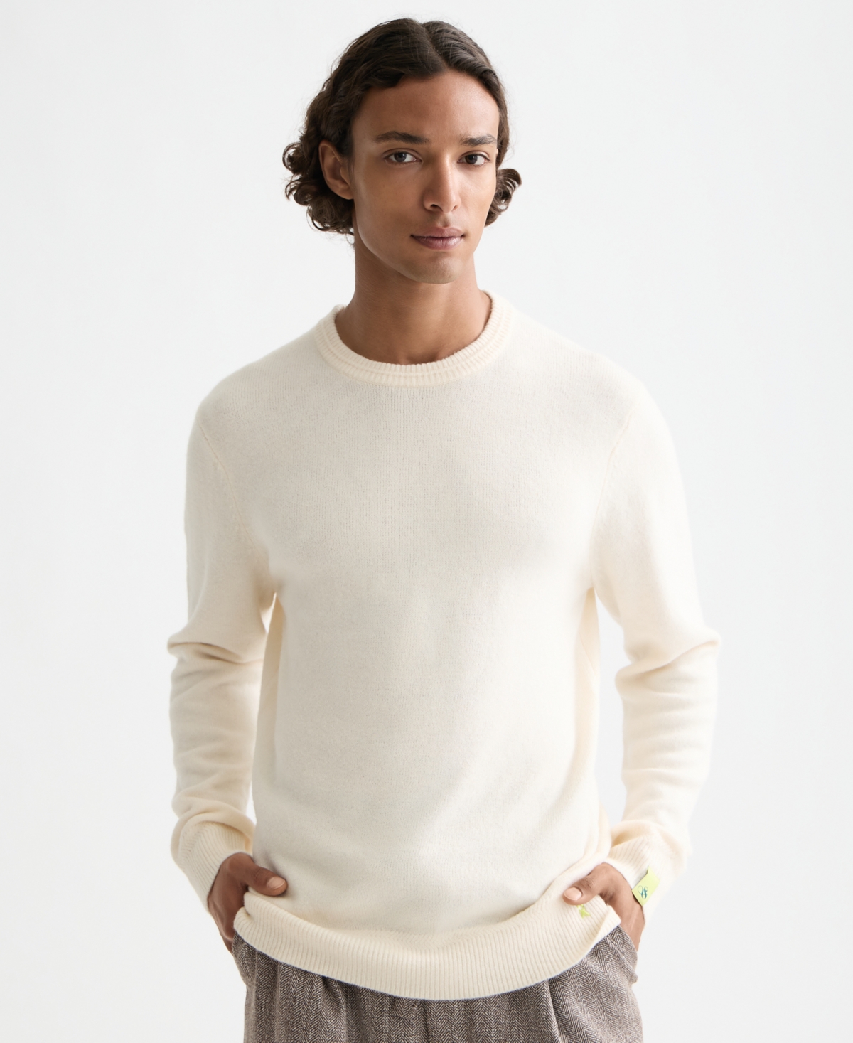 Click here for Scotch & Soda Mens Solid Crew Neck Sweater - Eggno... prices