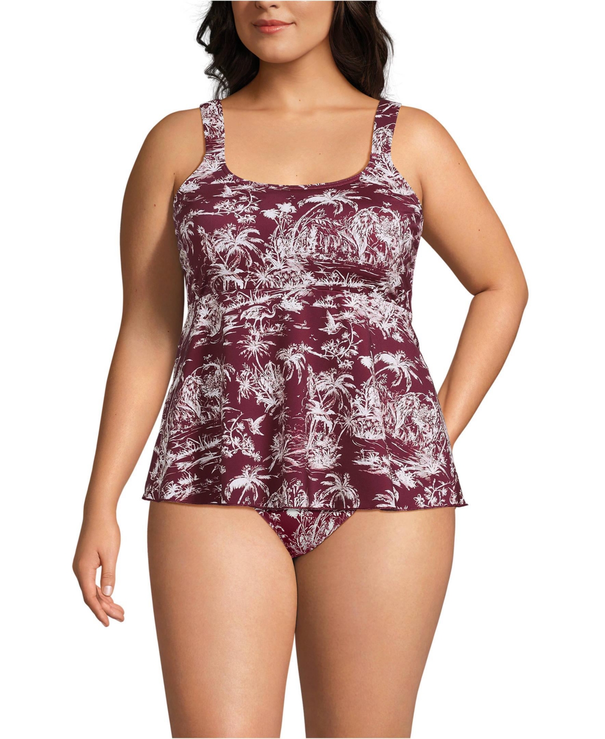 Click here for Lands End Womens Plus Size Adjustable Scoop Neck F... prices