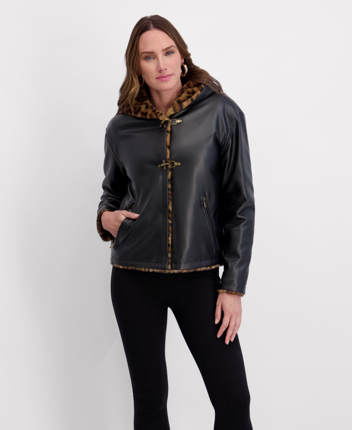 Click here for Kensie Womens Faux Fur Lined  Fireman Toggled Pu J... prices