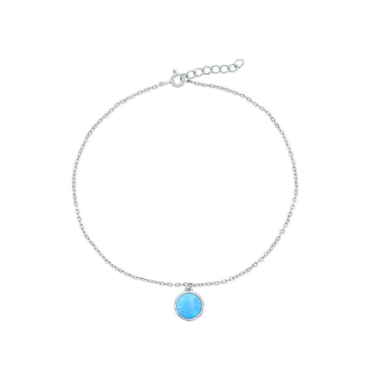 Click here for Caribbean Treasures Sterling Silver  Larimar Round... prices