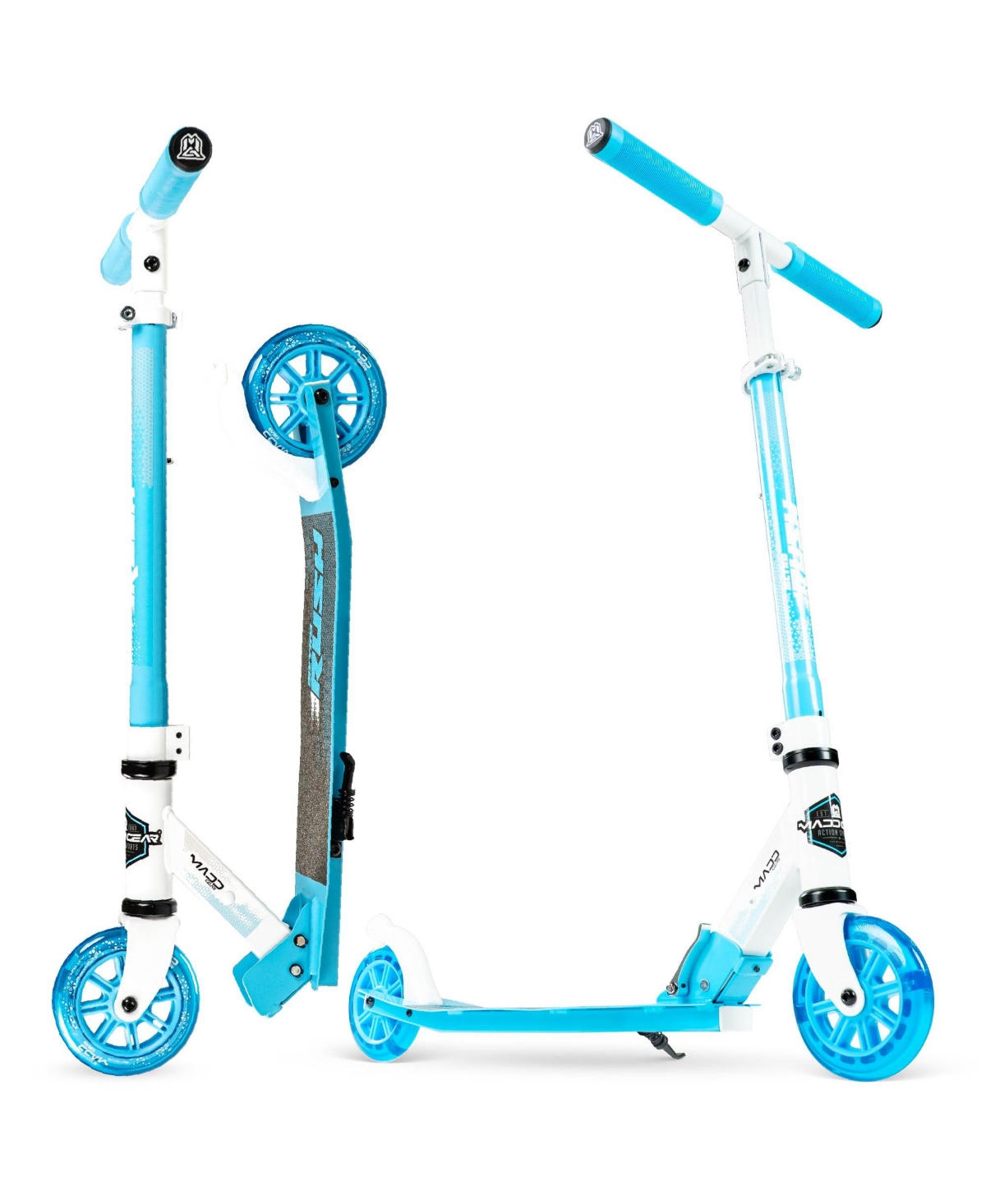 Click here for Folding Kick Scooter with Lights - Madd Gear Rush... prices
