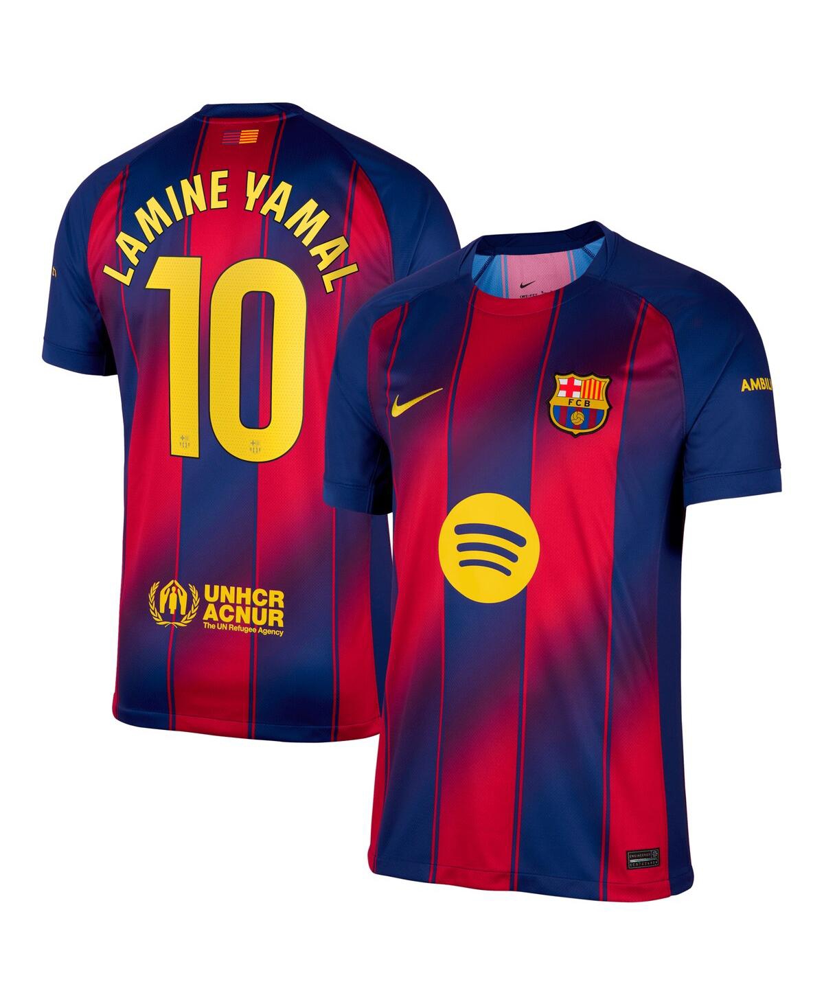 Click here for Nike Mens Lamine Yamal Blue Barcelona 2025/26 Repl... prices