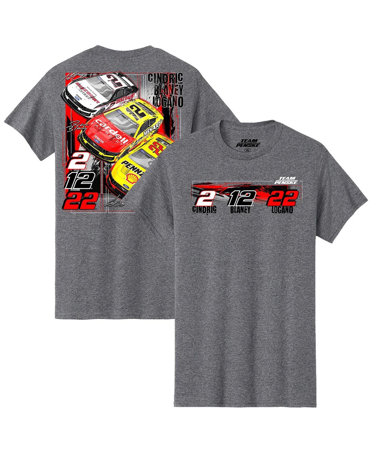 Click here for Team Penske Mens Heather Gray Car T-Shirt - Heathe... prices